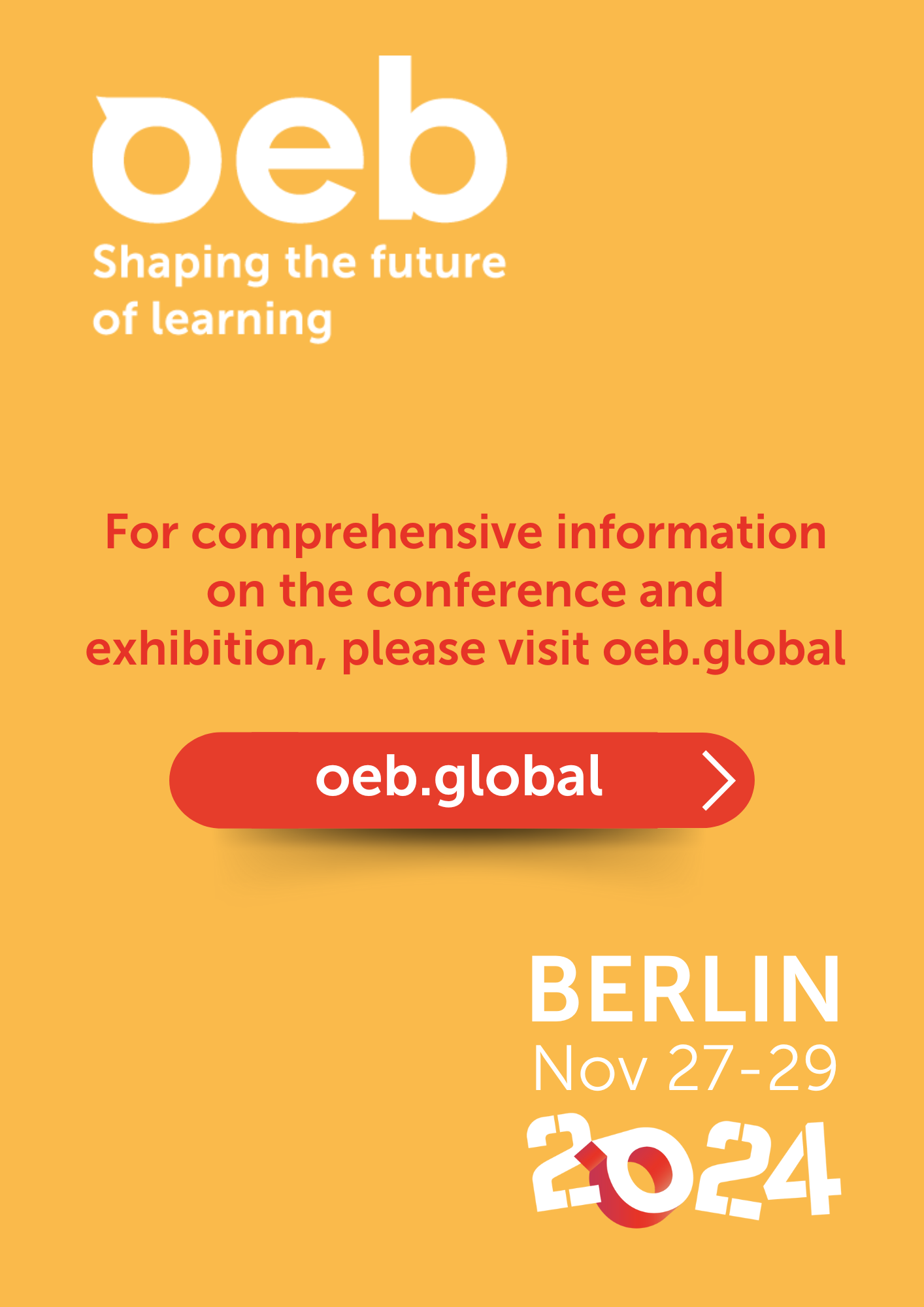OEB Insights – The Largest Global E-Learning Conference and Exhibition ...